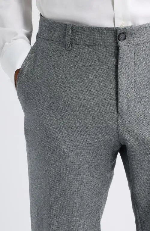 BOSS Genius Virgin Wool Trousers - Medium Grey