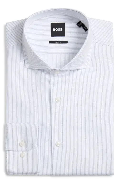 BOSS Hank Slim Fit Striped Shirt