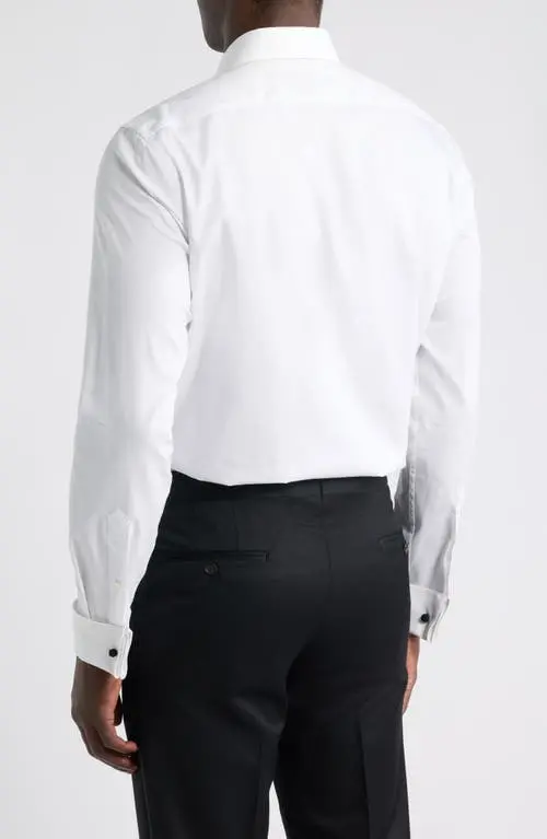 BOSS Regular Fit Cotton Tuxedo Shirt