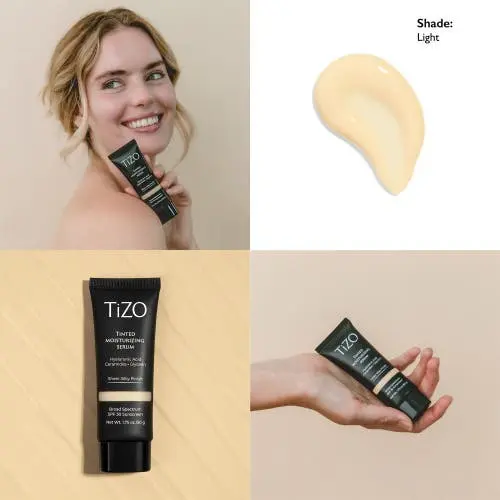 TIZO Tinted Moisturizing Serum With Mineral Spf 30 - Light