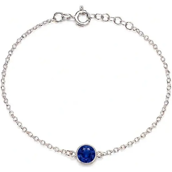 ZUVAN Single Birthstone Bracelet - Lapis Lazuli