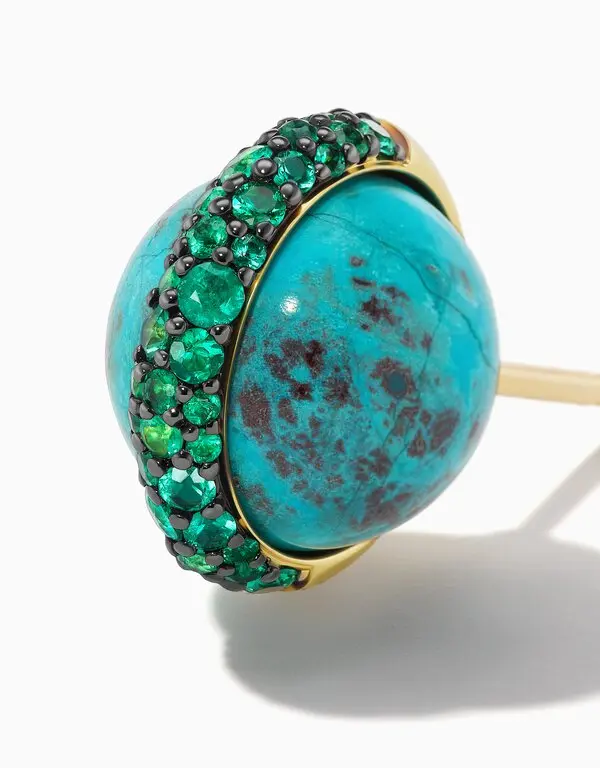EMILY P. WHEELER Orbit Studs, Emerald