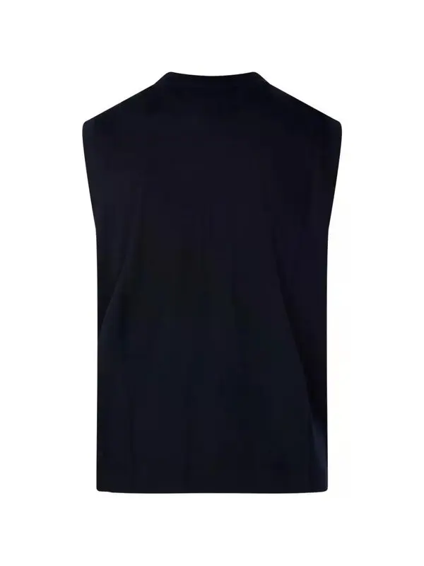ORIGINAL VINTAGE Prince Sleeveless Sweater - Blue