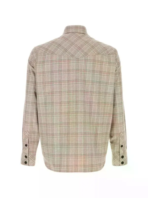 Moncler Check-pattern Button-down Shirt