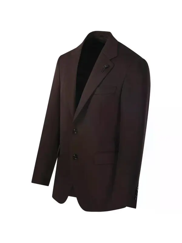 LARDINI Notched-lapel Single-breasted Blazer