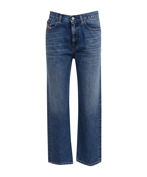 DIESEL® High-rise Straight-leg Jeans