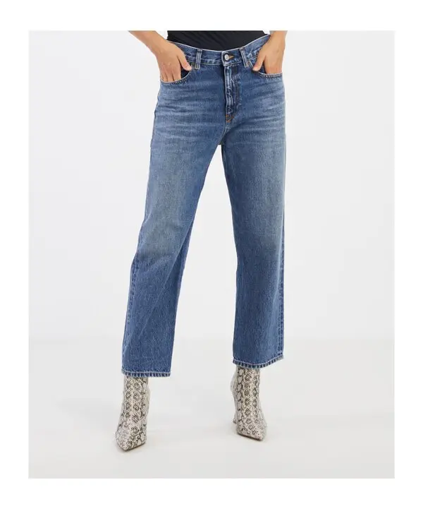 DIESEL® High-rise Straight-leg Jeans