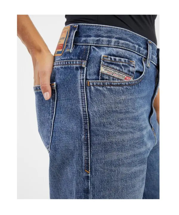 DIESEL® High-rise Straight-leg Jeans