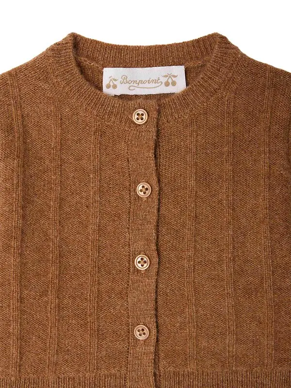 Bonpoint Maxence Set With Fancy Stitch In Cashmere