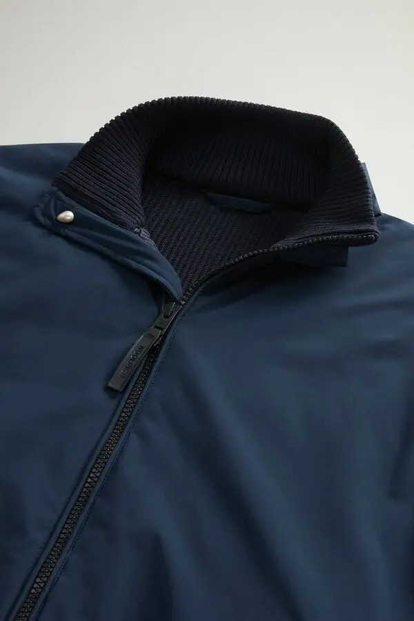 Woolrich Quilted Knit-sleeve Jacket