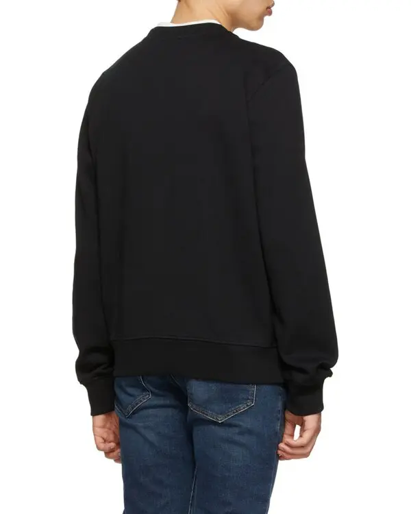 DIESEL® Watercolour-print Crew Neck Sweatshirt