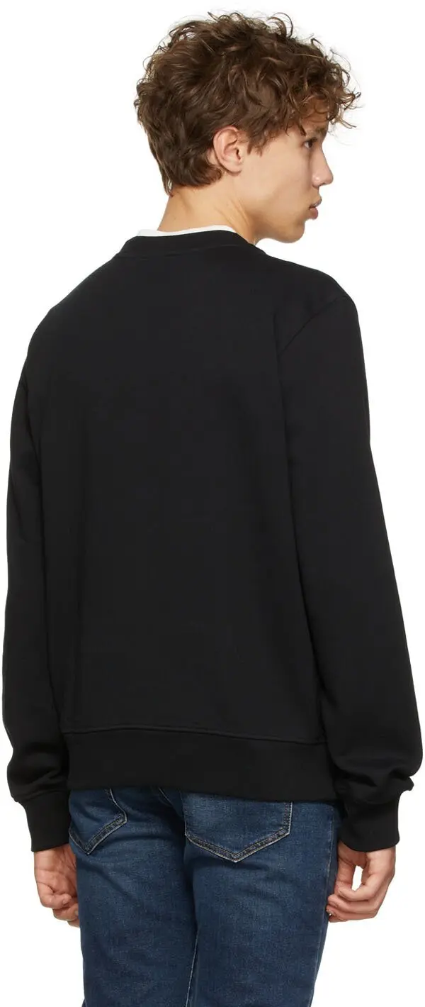 DIESEL® Watercolour-print Crew Neck Sweatshirt