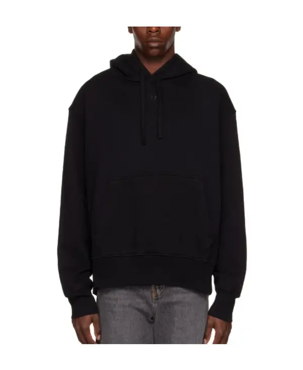 DIESEL® Logo Embroidered Drawstring Hoodie