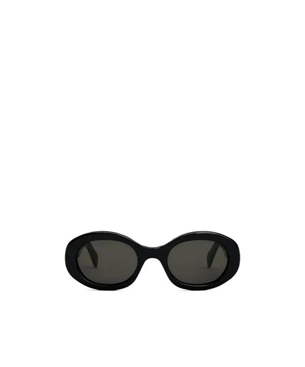 Celine Triomphe 01 Sunglasses In Acetate - Black