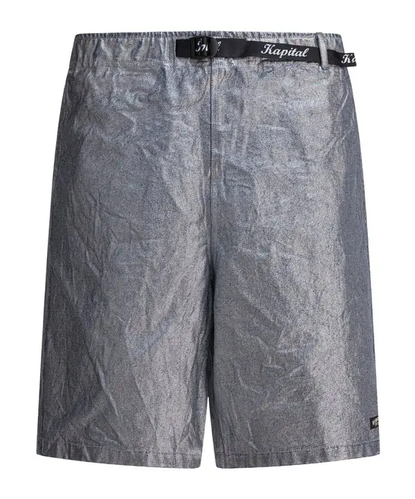 Kapital 12oz Metallic-effect Bermuda Shorts
