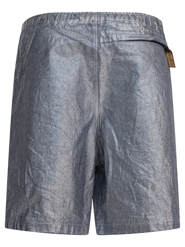 Kapital 12oz Metallic-effect Bermuda Shorts