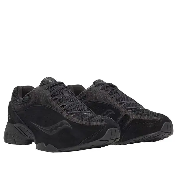 Saucony Progrid V2 Suede 'black Shadow - Black/shadow