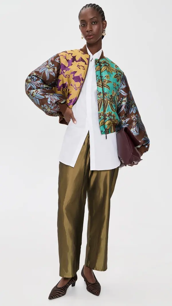 ALEMAIS Bodie Jacquard Bomber Jacket