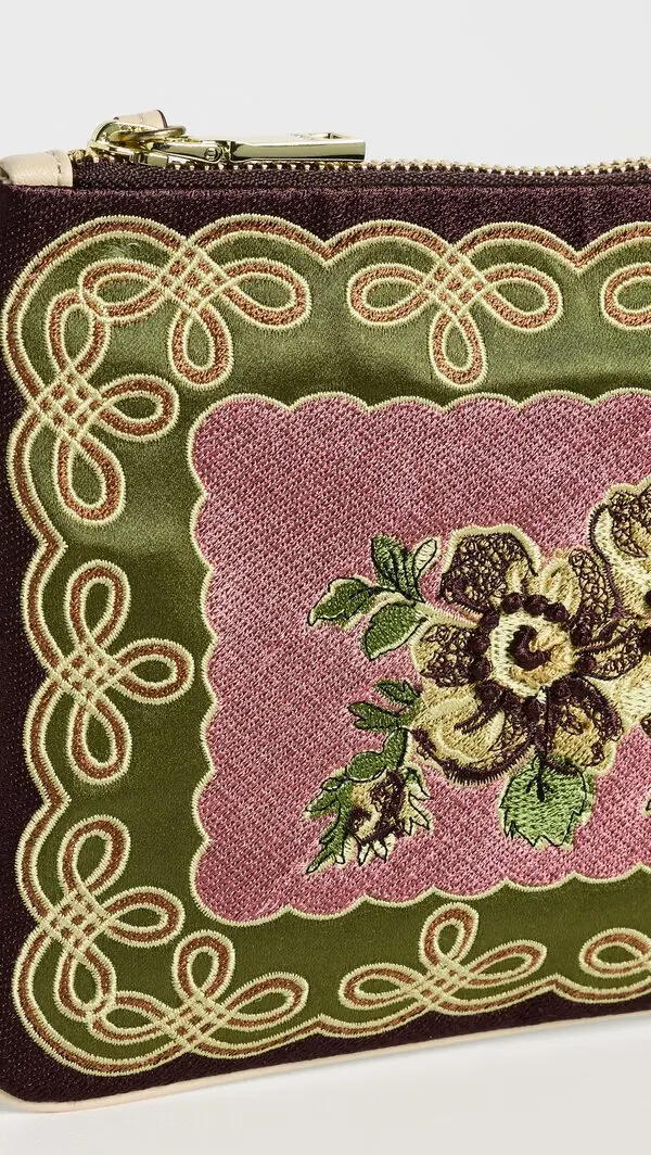 ALEMAIS Lacey Embroidered Clutch