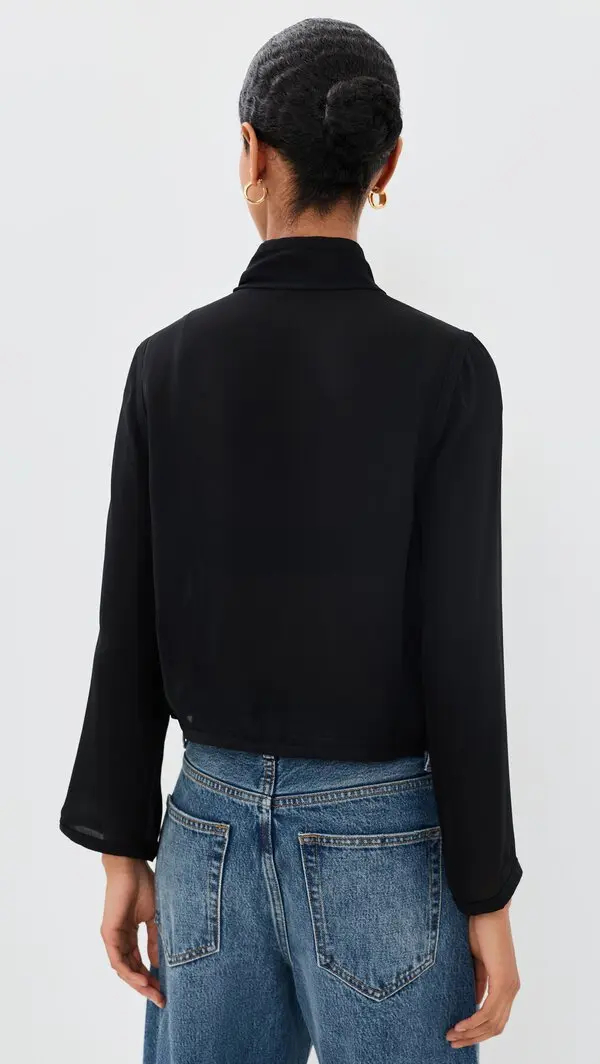 FRAME The Silk Salon Top