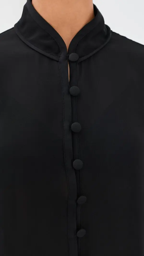 FRAME The Silk Salon Top