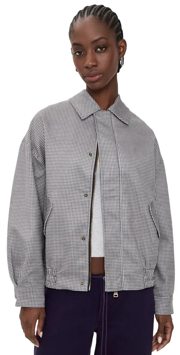 Lioness Kenny Faux Suede Bomber Jacket
