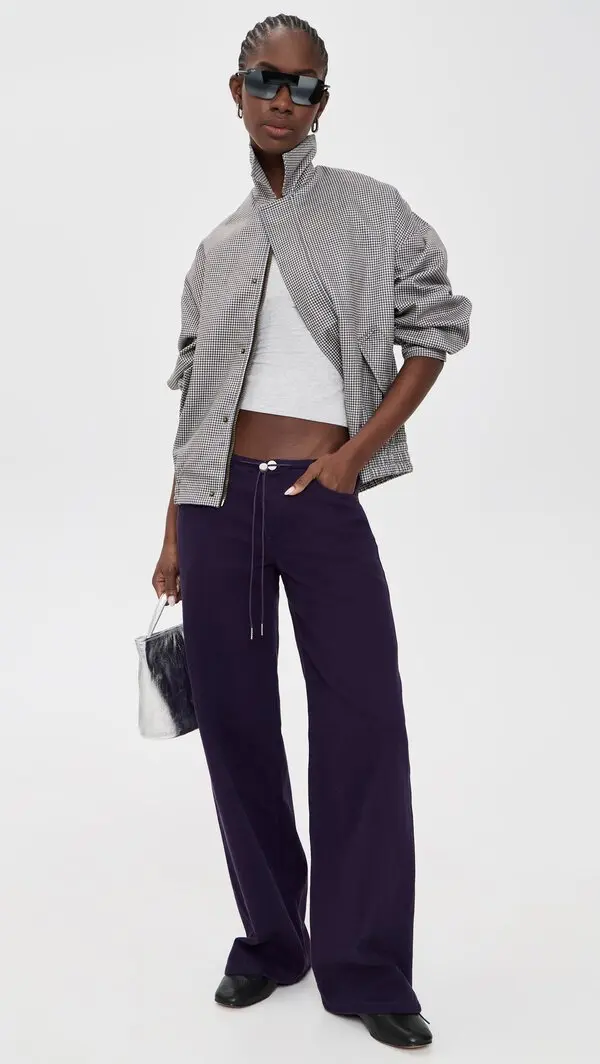 Lioness Kenny Faux Suede Bomber Jacket