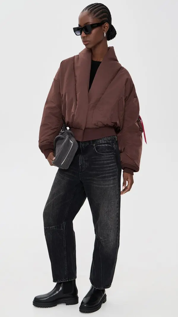 Alpha Industries Ivy Oversized Fit Flight Jacket