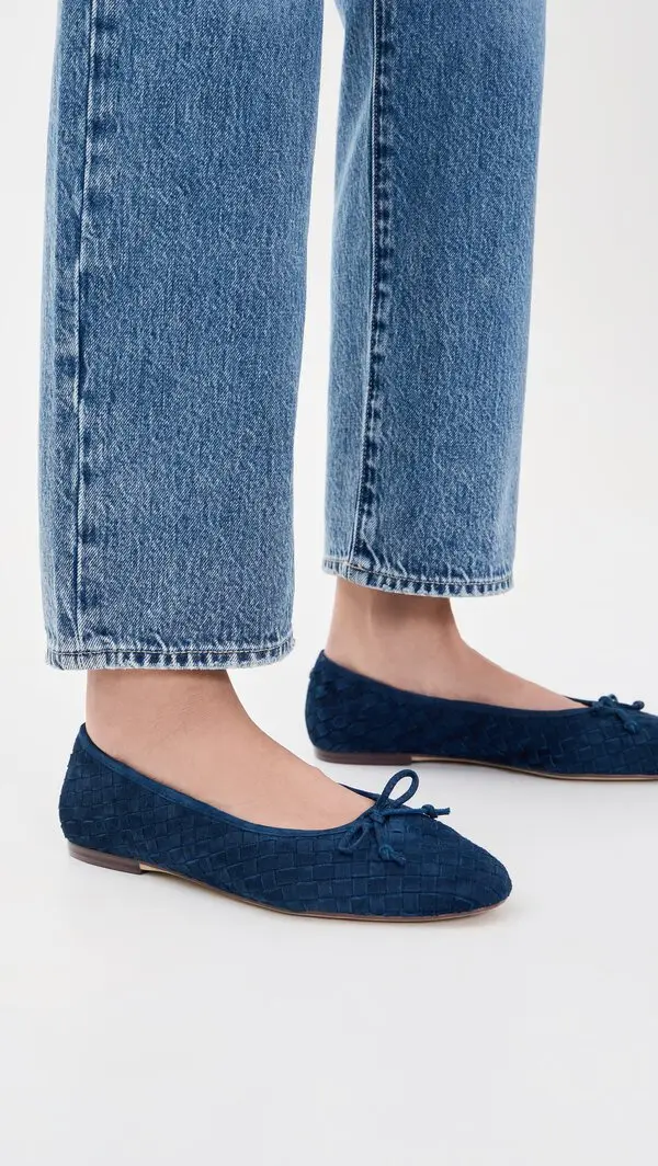 Sam Edelman Ruthie Woven Suede Flats