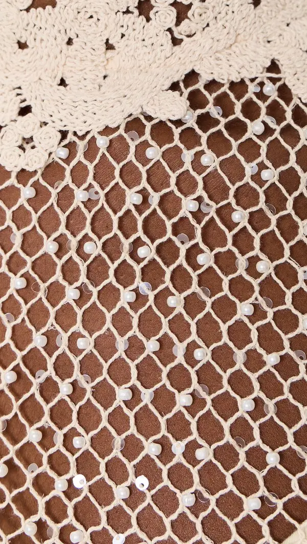 FRAME The Mesh Glimmer Top