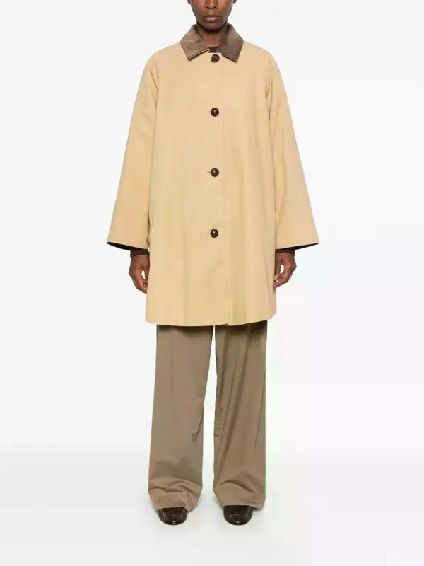 THE ROW Ina Corduroy-collar Coat