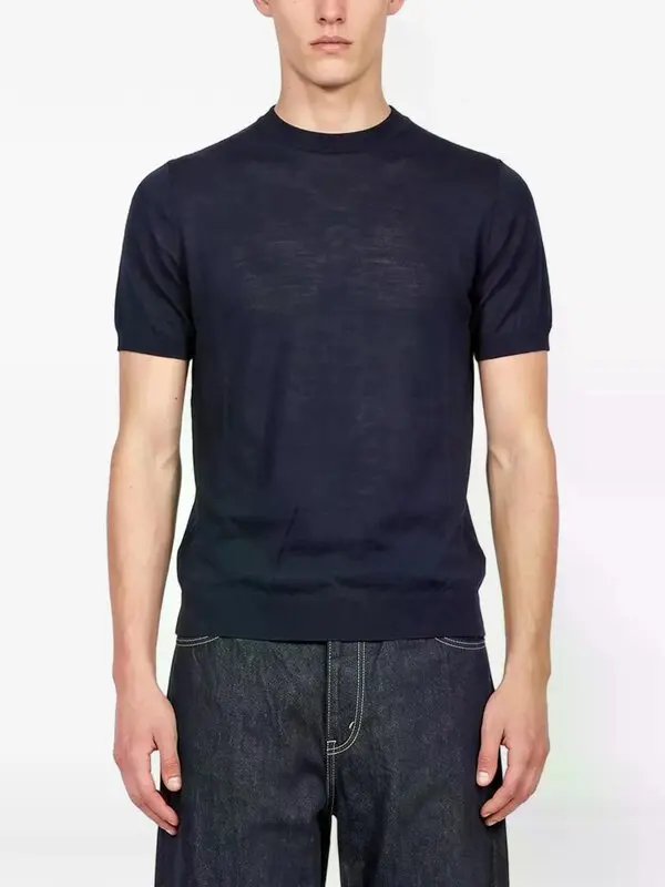 KANGRA Short-sleeve Knitted Sweater