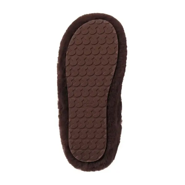 SKIMS Slipper | Deep Neutral | | Faux Fur