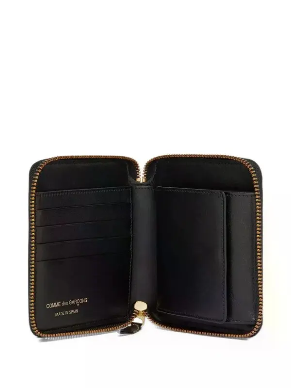 Comme Des Garçons Polka-dot Zip-around Wallet