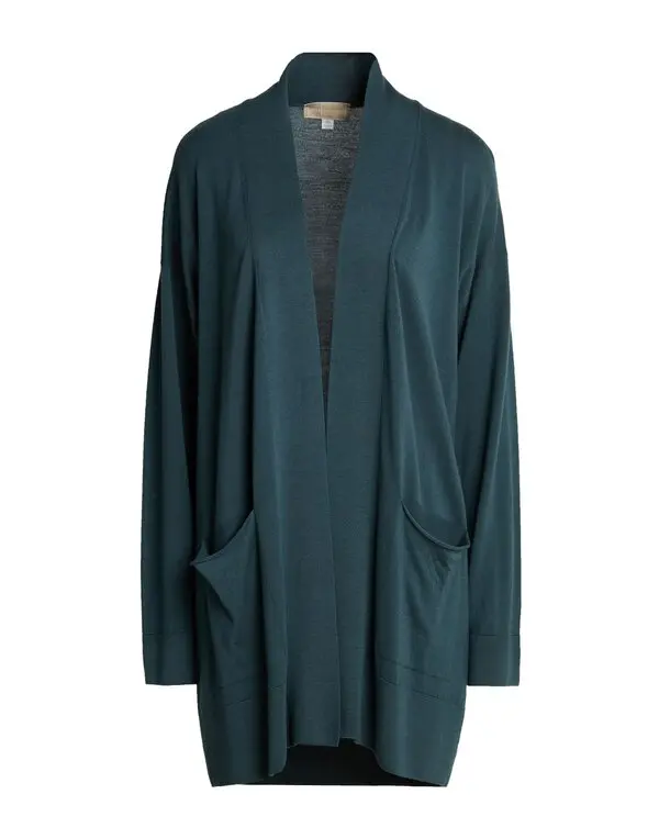 120% Lino Cardigan Size Merino Wool - Grey
