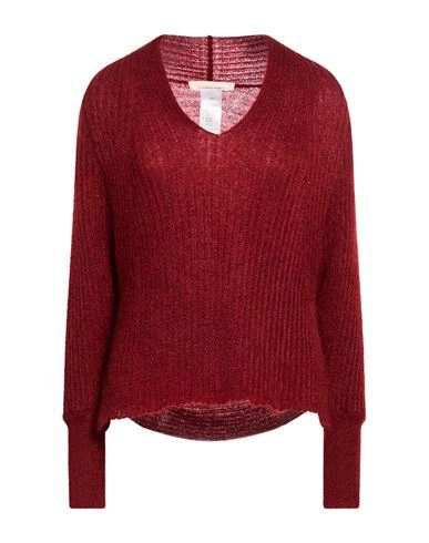 Liviana Conti Sweater Brick Size Mohair Wool, Polyamide, Wool - Red