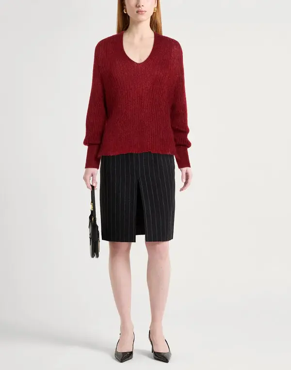 Liviana Conti Sweater Brick Size Mohair Wool, Polyamide, Wool
