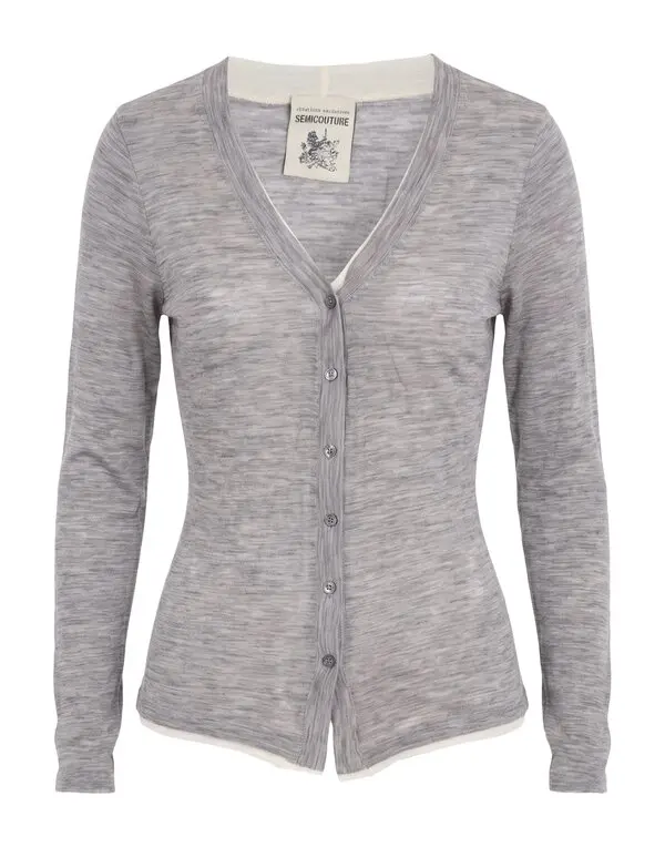 SEMICOUTURE Cardigan Size Wool, Polyester