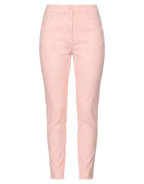 TWINSET Jeans Blush Size Cotton, Elastane