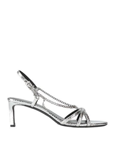 Zadig&Voltaire Sandals Size Leather - Silver