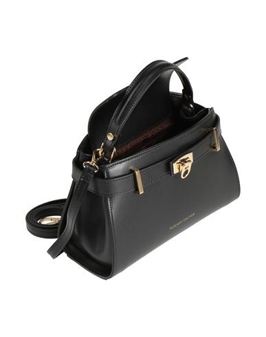TUSCANY LEATHER Maisy Handbag Plum Leather - Black