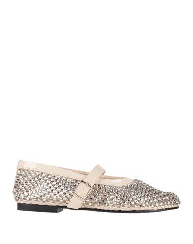 LAURA BIAGIOTTI Ballet Flats Size Synthetic Material, Textile Fibers - Ivory