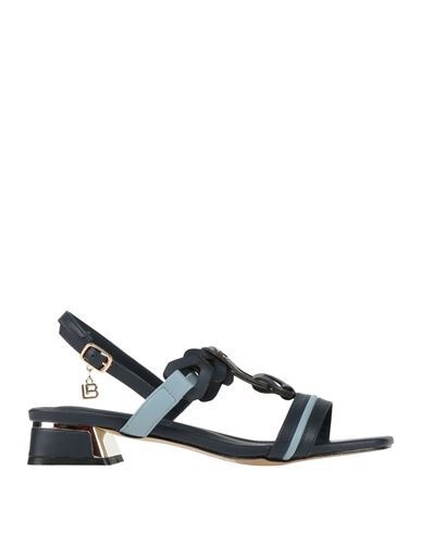LAURA BIAGIOTTI Sandals Size Textile Fibers - Navy
