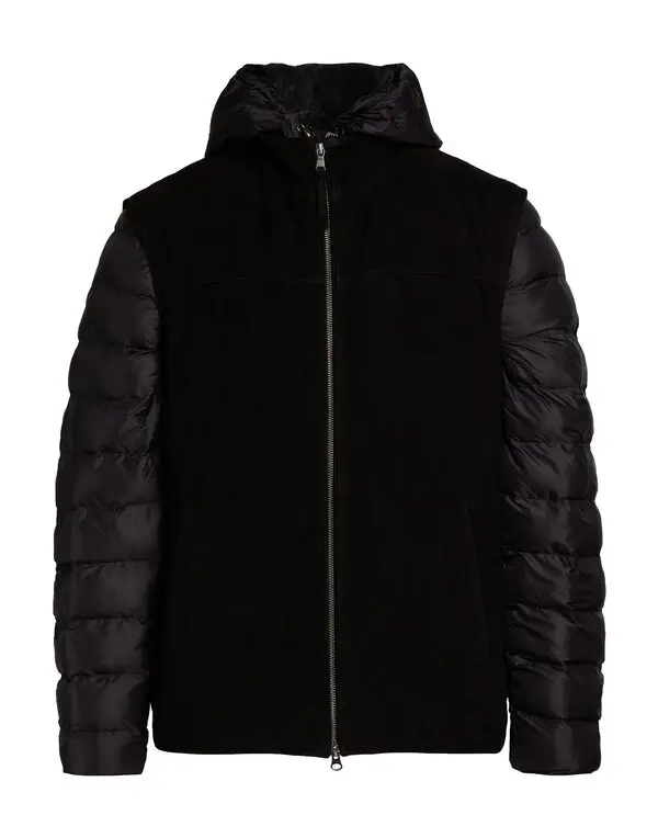 ANDREA D'AMICO Puffer Tan Size Goat Skin, Nylon - Black