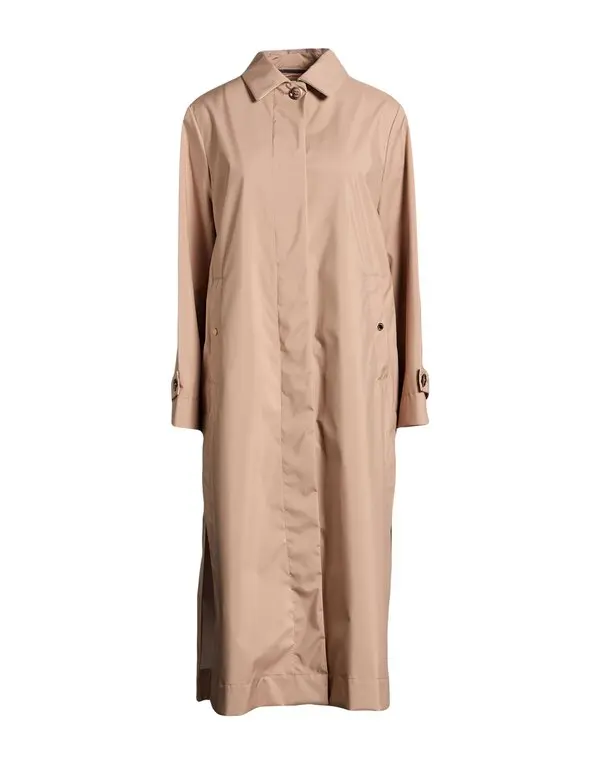 MOORER Overcoat & Trench Coat Light Brown Size Polyester