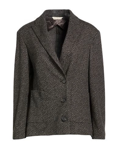 Max Mara Blazer Dark Size Viscose, Polyester, Elastane - Black