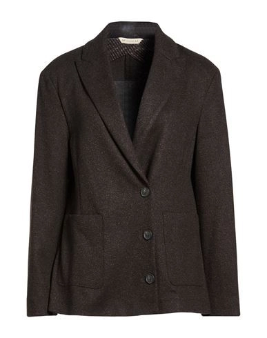 Max Mara Blazer Dark Size Viscose, Polyester, Elastane - Brown