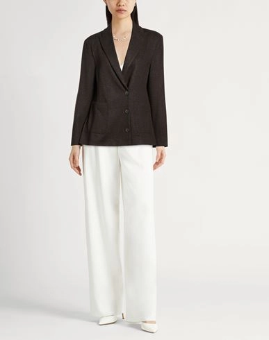 Max Mara Blazer Dark Size Viscose, Polyester, Elastane - Brown