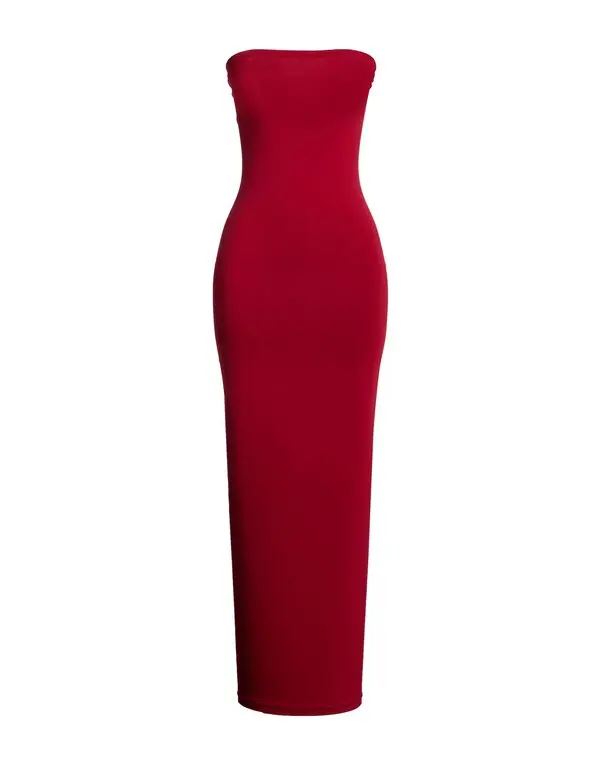 Wolford Maxi Dress Burgundy Size Polyamide, Elastane