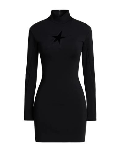 MUGLER Mini Dress Size Recycled Polyamide, Elastane - Black